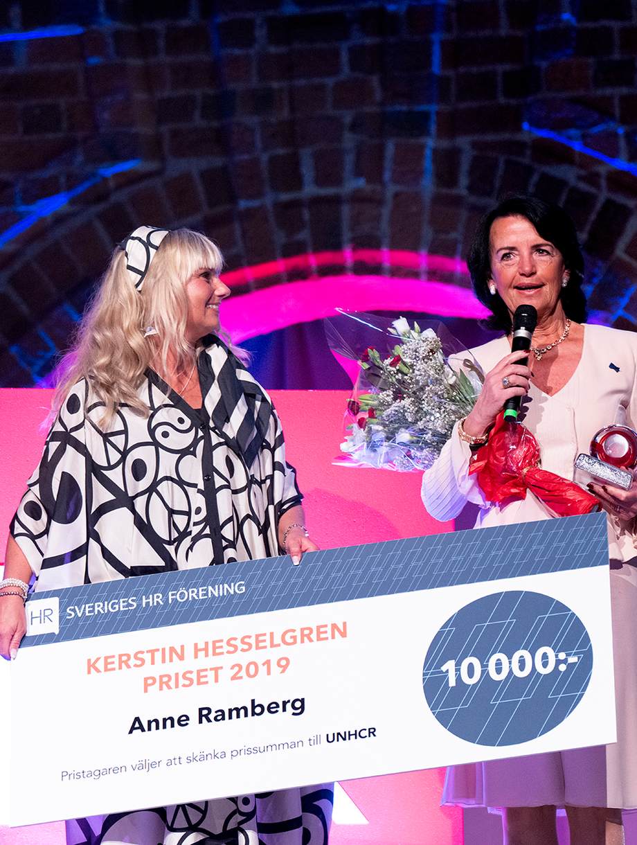 Anne Ramberg tilldelas det nyinstiftade Kerstin Hesselgren-priset 2019 ...